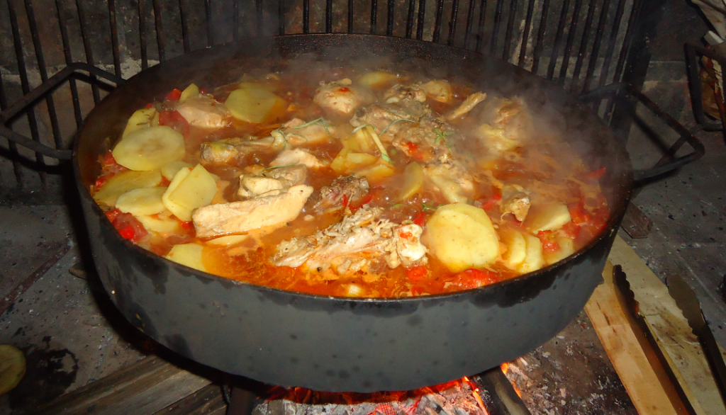 Receta de pollo al disco con papas - Cocina Eficaz